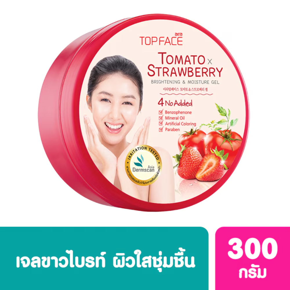 Arra Topface Tomato Strawberry Brightening Moisture Gel - Thaimegastore