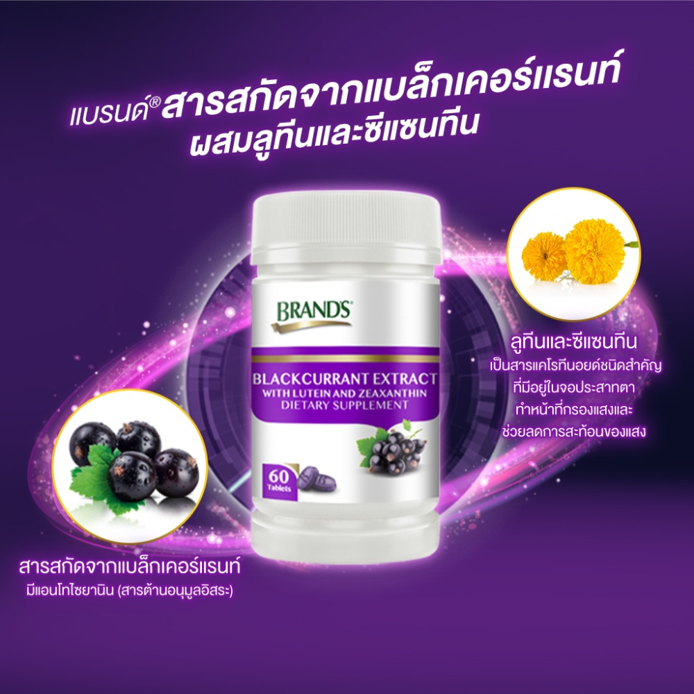 Brand's Blackcurrant Extract With Lutein and Zeaxanthin - Thaimegastore