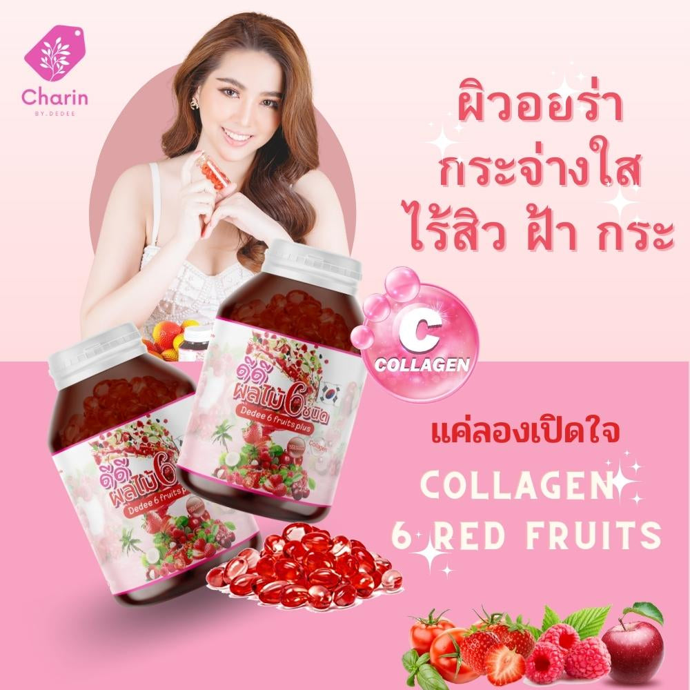 Dedee 6 Fruit Vitamin Collagen by Charin - Thaimegastore