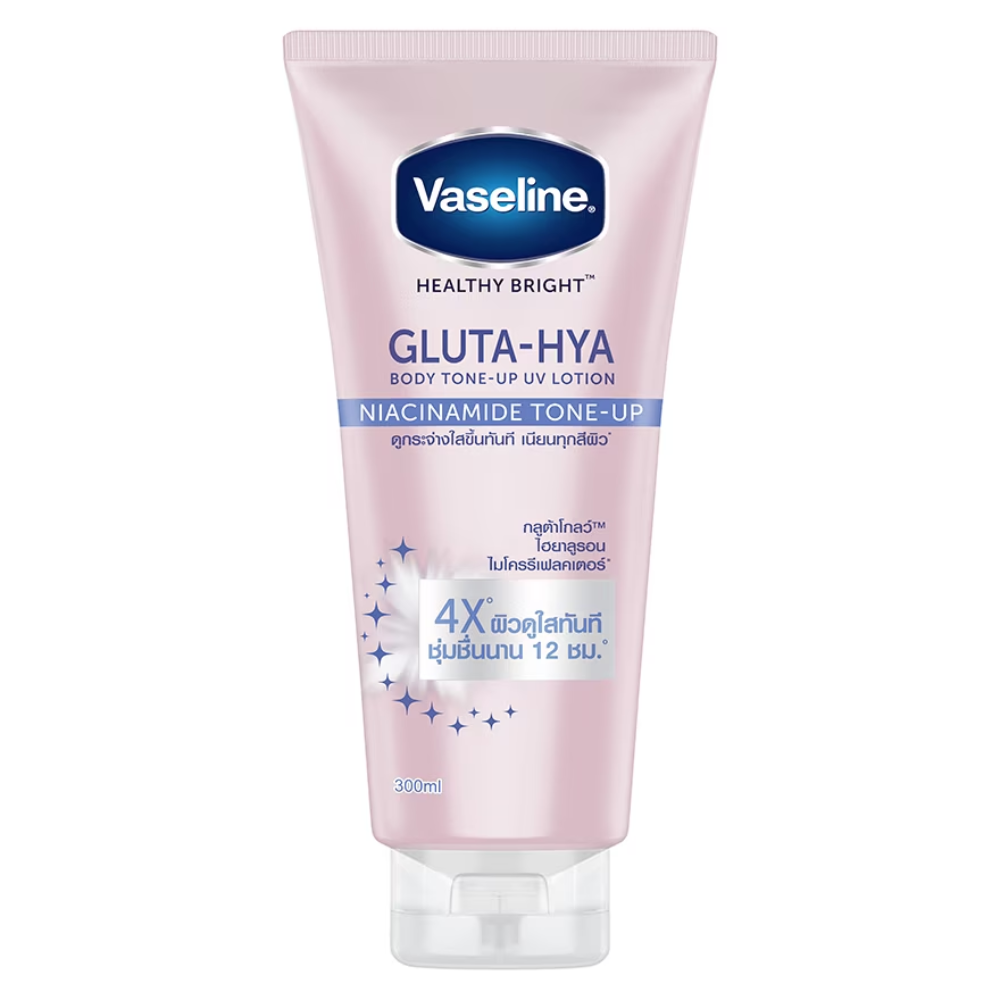 Vaseline Healthy Bright Gluta-Hya Body UV Lotion Niacinamide Tone Up - Thaimegastore