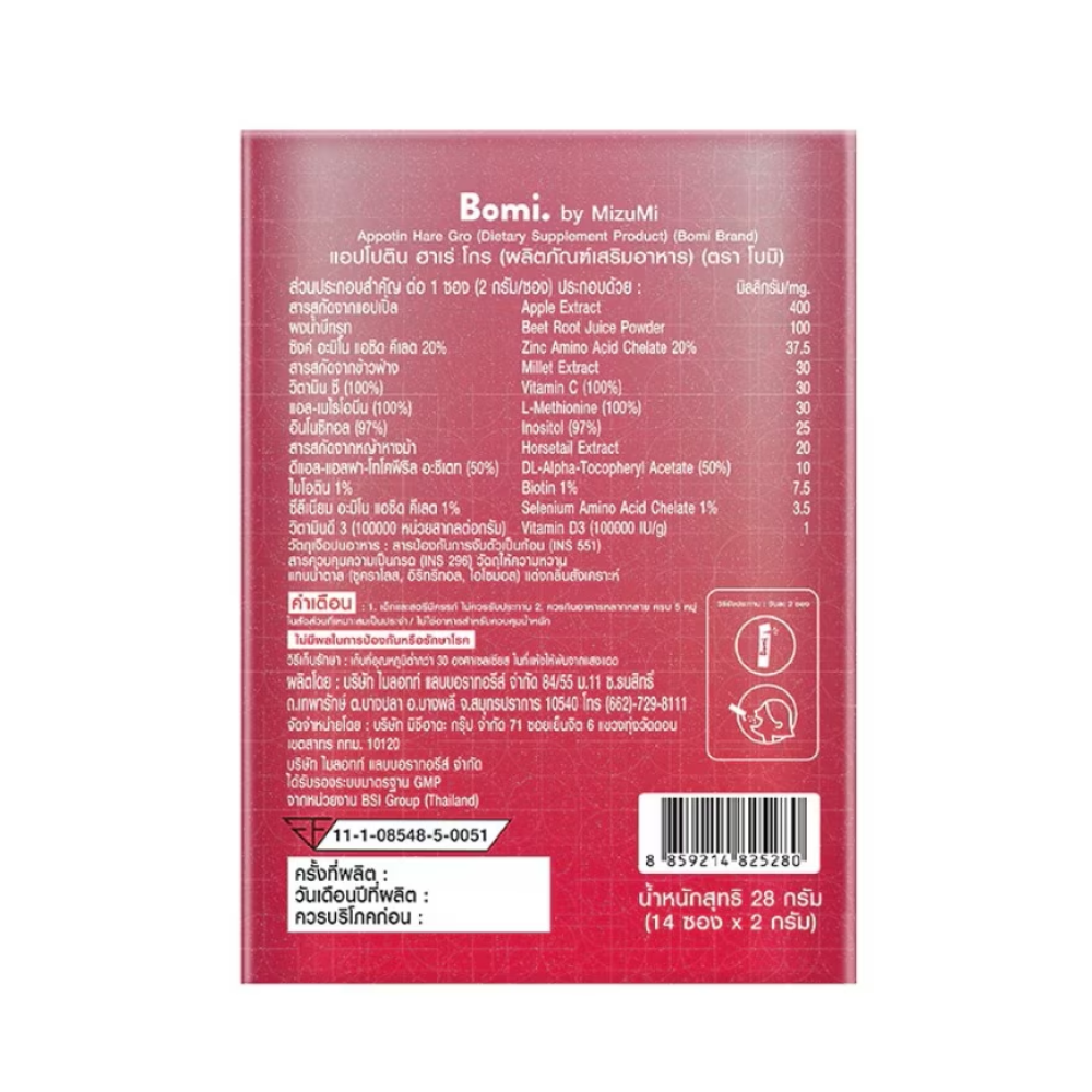 Bomi Appotin Hare Gro By Mizumi - Thaimegastore