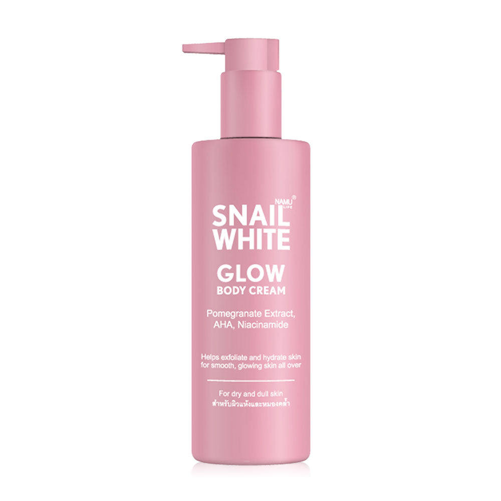 NAMU LIFE SNAILWHITE Glow Body Cream - Thaimegastore