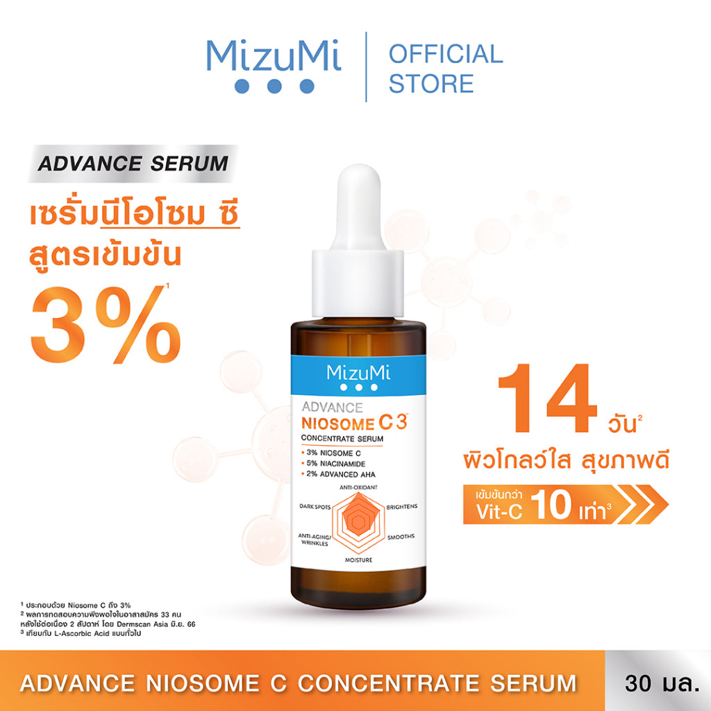 Mizumi Advance Niosome C Concentrate Serum - Thaimegastore