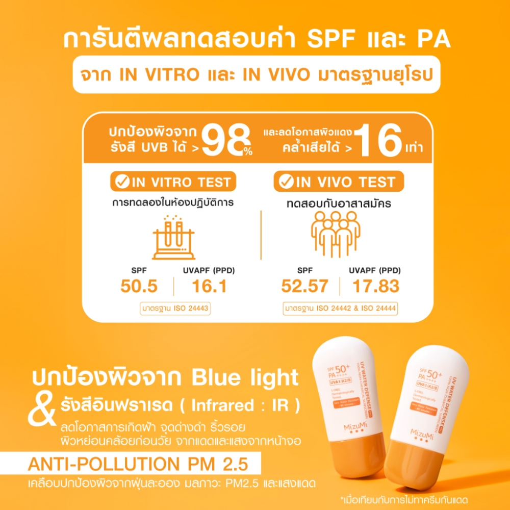 MizuMi UV Water Defense Pro SPF50+ PA++++ - Thaimegastore