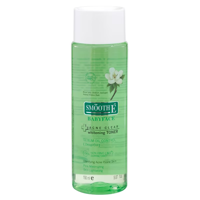 Smooth E Acne Clear Whitening Toner Oil Control - Thaimegastore