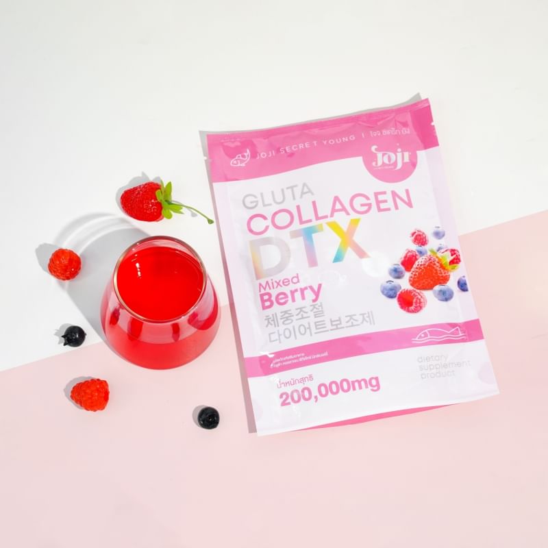 JOJI SECRET YOUNG GLUTA COLLAGEN DTX MIXED BERRY 200,000 MG - Thaimegastore