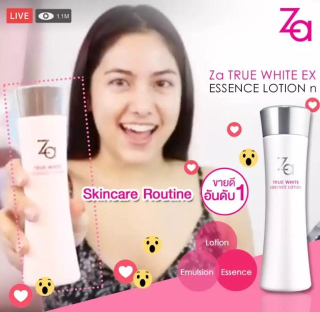 Za True White Ex Essence Lotion - Thaimegastore